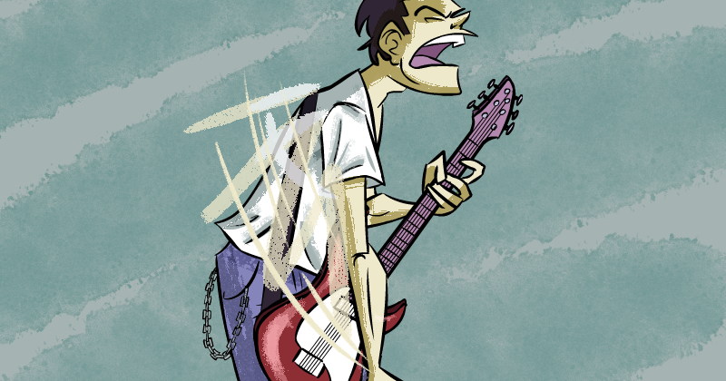 Zee Risek art blog: punk rock drawings