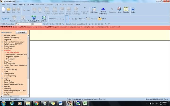 Cara Industri: Membuat forecasting WMA dengan software POM QM dan ...