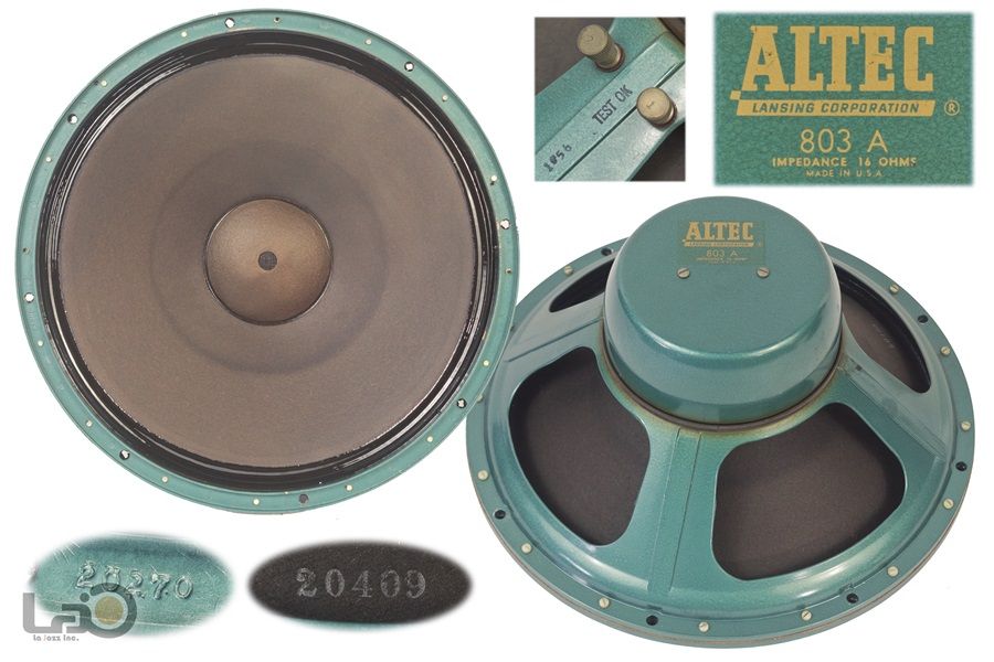 TWOGOODEARS - トゥーグッドイアーズ: Christmas' time yard-sale - Altec 803A 15" N ...