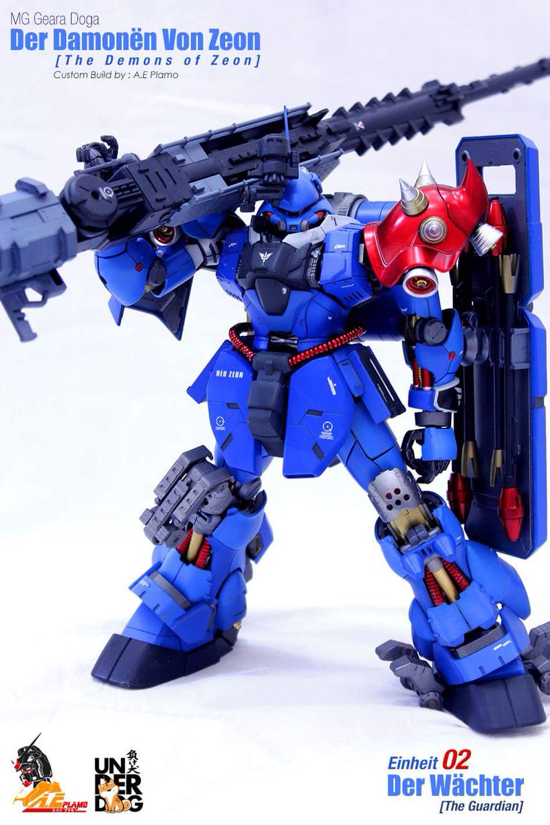 GUNDAM GUY: MG 1/100 Geara Doga 'The Demons of Zeon' - Customized Build