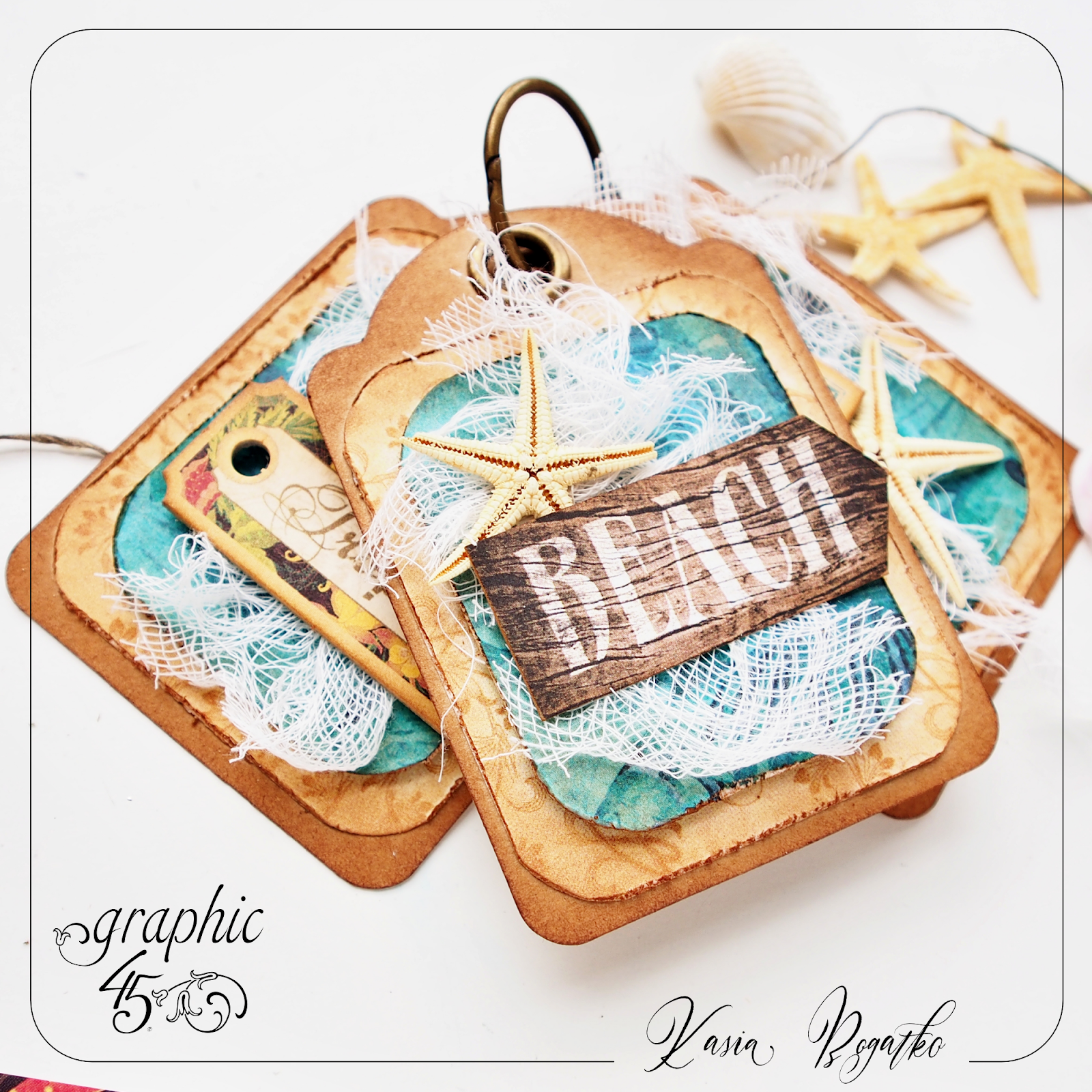 created by Kasia Bogatko: Tropical box with tutorial - for Graphic 45