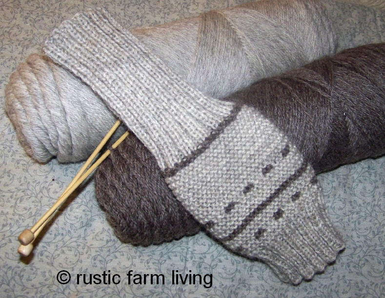 Rustic Farm Living: Knitting Pattern Rustic Wristlets