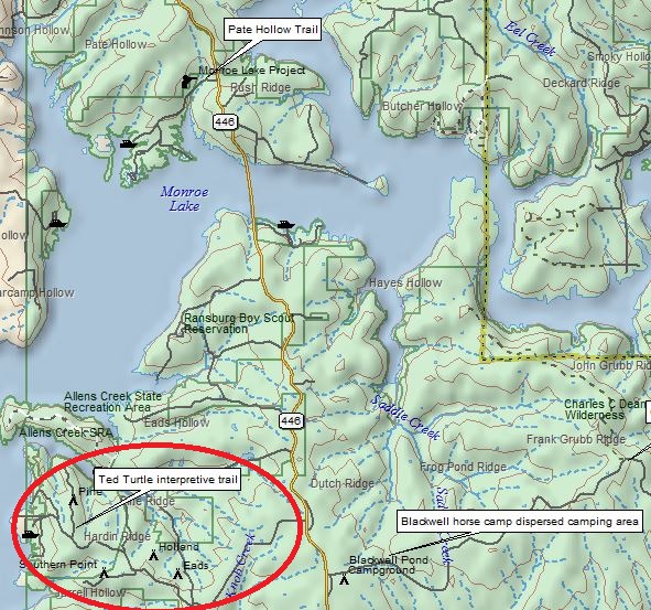 Travels of a Rambling Van: Hardin Ridge Recreation Area