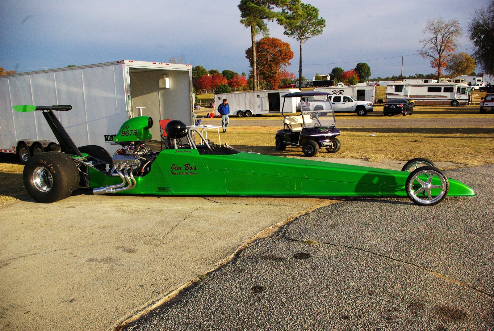 Fast Shutter: JIMMY BERLEYS BEAUTIFUL ((GREEN)) DRAGSTER AT CAROLINA ...