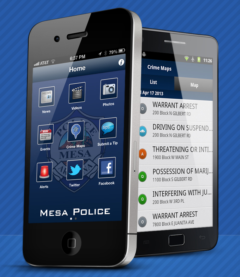 Mesa Police Department Crime Blog: Mesa PD's App is Here!