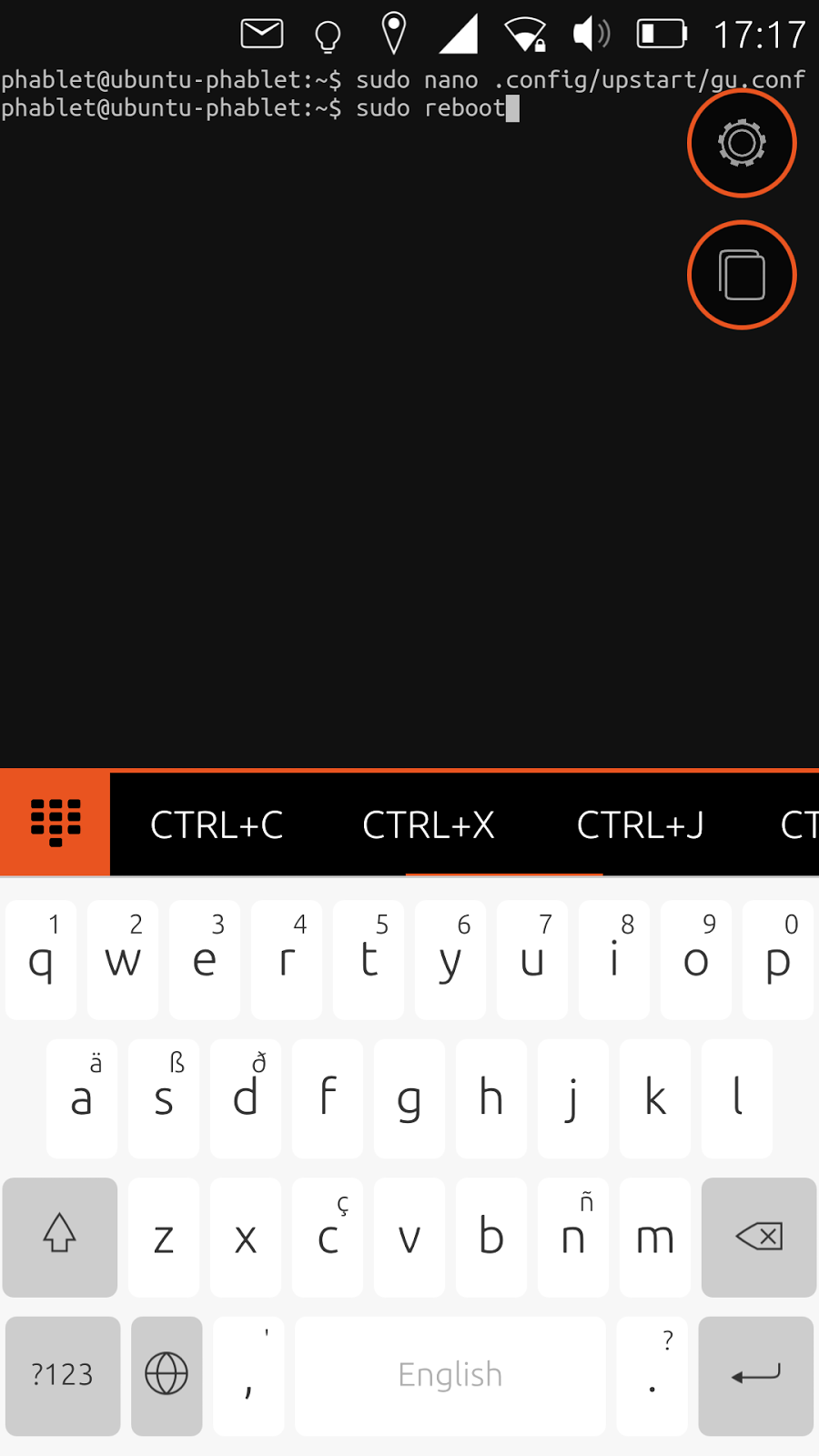 Ubuntu Touch Start Up Guide: Ubuntu Touch: Sorting the font size out