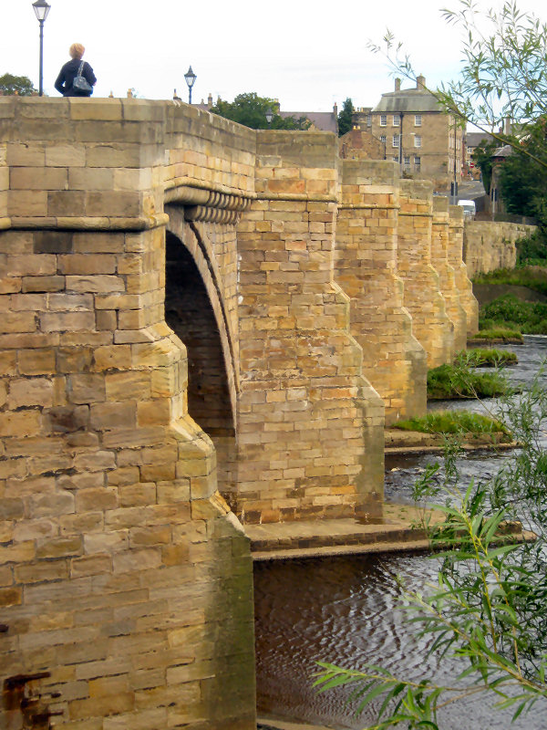 Photographs Of Newcastle: Corbridge Bridge and River Tyne