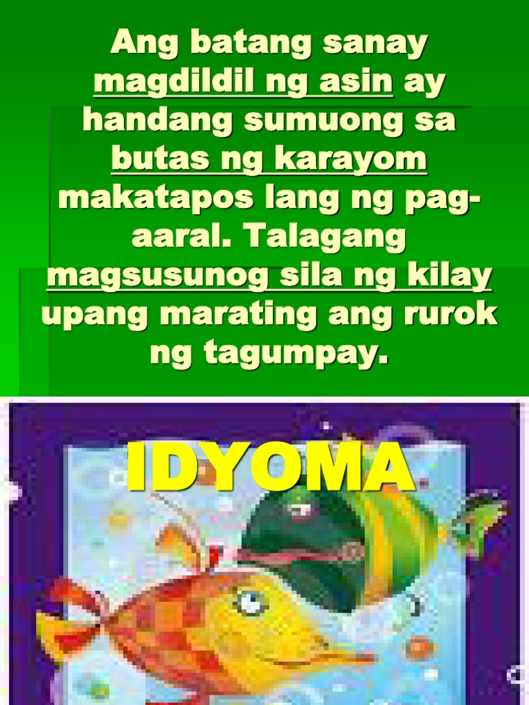 idyomatikong pahayag - philippin news collections