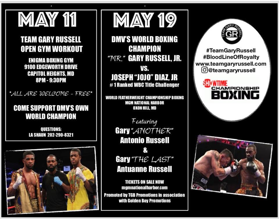 Boxing Along The Beltway: Russell Family Holds Open Workout May 11th in ...
