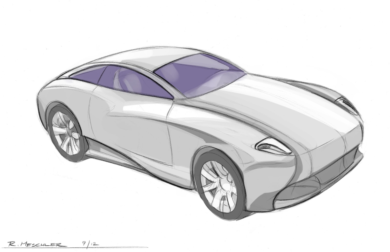 RMeschler: Sports Cars - 123 Shading