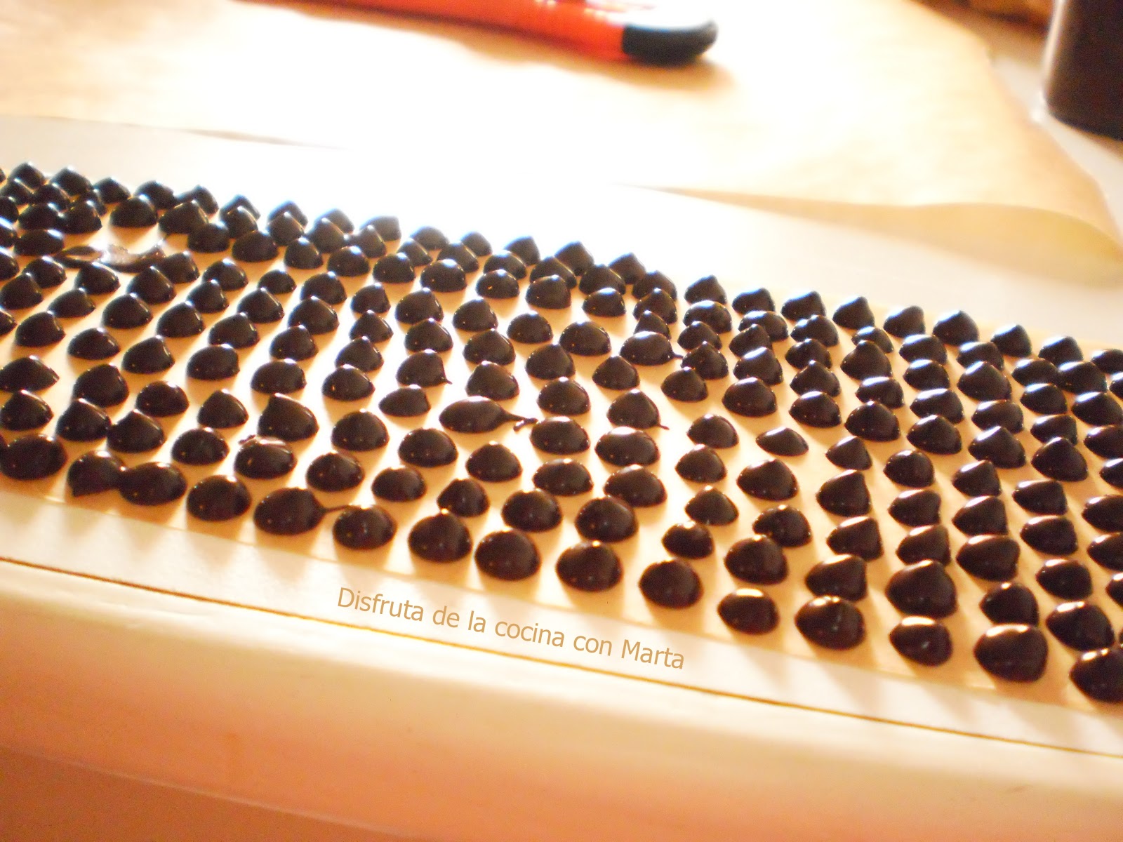 Disfruta de la cocina con Marta: Como hacer pepitas de chocolate