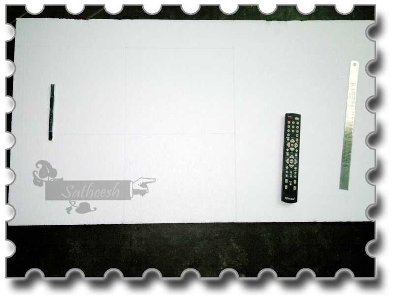 Buddha Thermocol Model