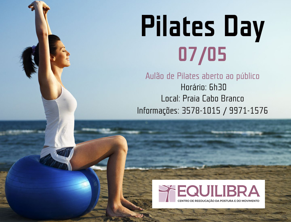 ACONTECE: Pilates Day será comemorado neste sábado (0705)