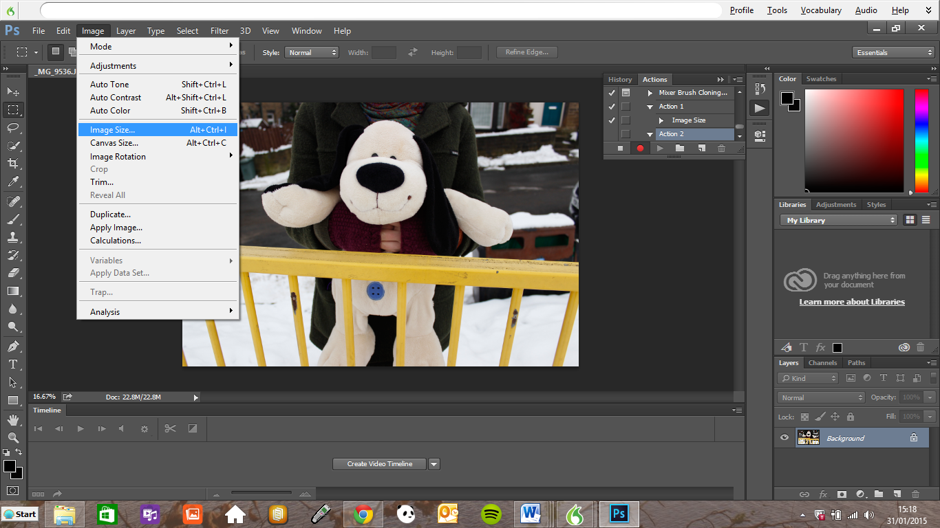 Aliceprojectblog: How to create Actions and Batch Actions in Photoshop