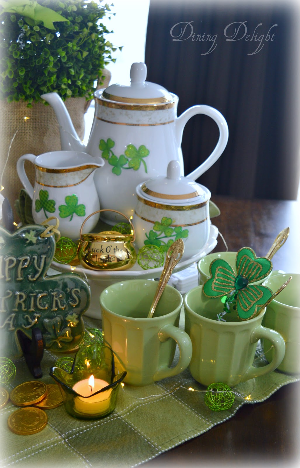 Dining Delight: St Patrick's Day Tea-scape