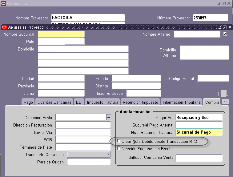 Compartiendo Tips de Oracle: Devoluciones de Recepción