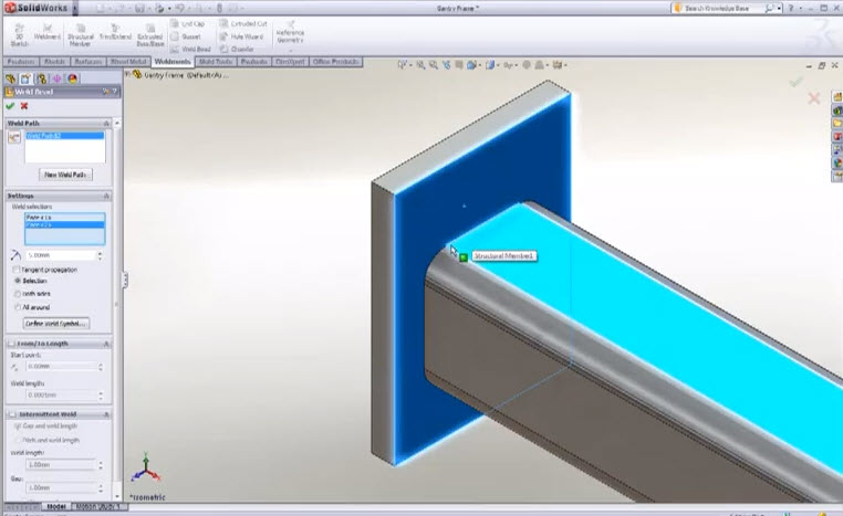 How to use the Weldments tool feature in Solidworks - SolidWorks Share