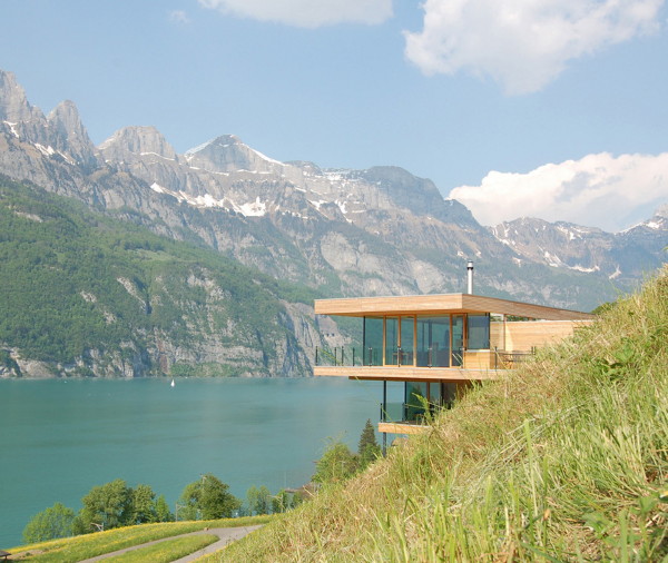 Exellent Home Design: Modern Minimalist Swiss Chalet Pictures