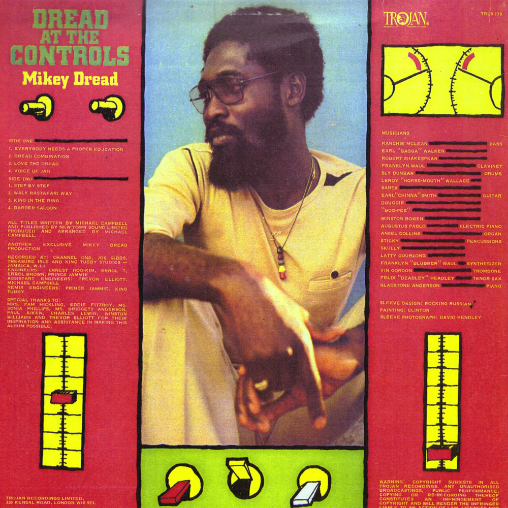 Disco Reggae Brasil: Mikey Dread - Dread At The Controls