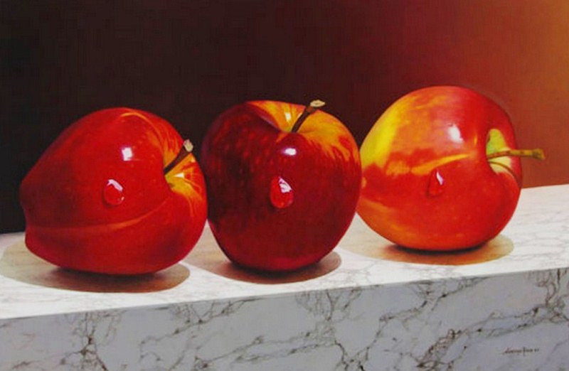 Pinturas de. manzanas - Imagui