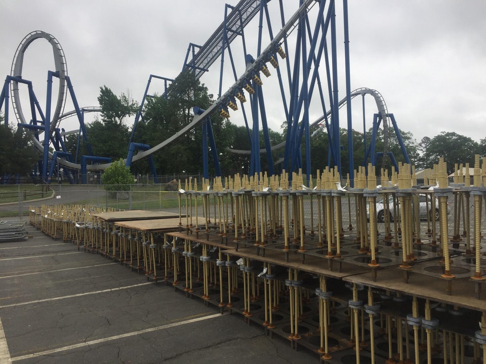 Carowinds New Coaster Layout + Footers Arrive - AmusementInsider | Fun ...