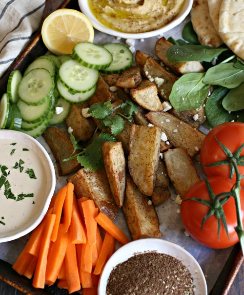 Hungry Couple: Middle Eastern Potato Snack Platter