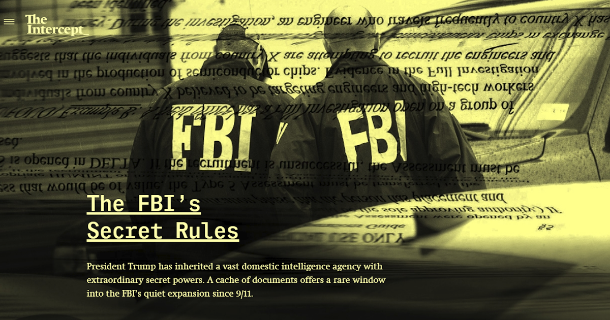 Chesbro on Security: The FBI's Secret Rules