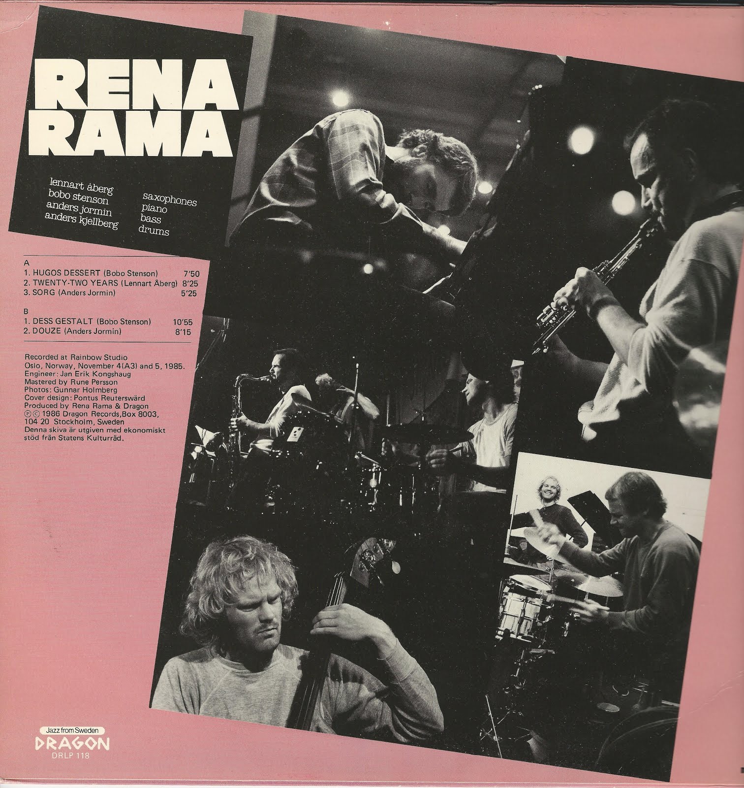 progressive music reviews: Rena Rama's New Album in 1986