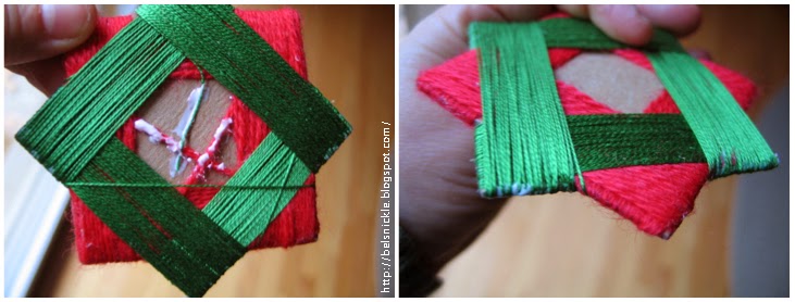 Tutorial for Weaving Christmas Stars With Yarn/String | Belznickle ...