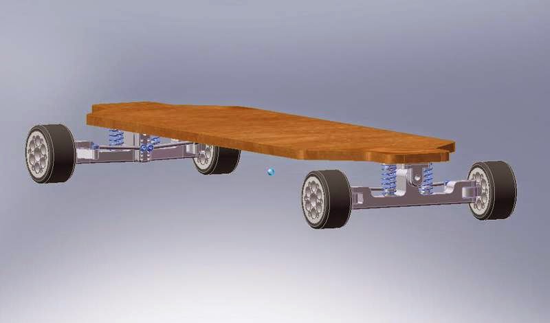 wackyboards: Trucks with 4 Wheel Independent Steering