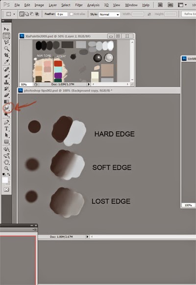 parthphotoshop tutorial: The Smudge Tool