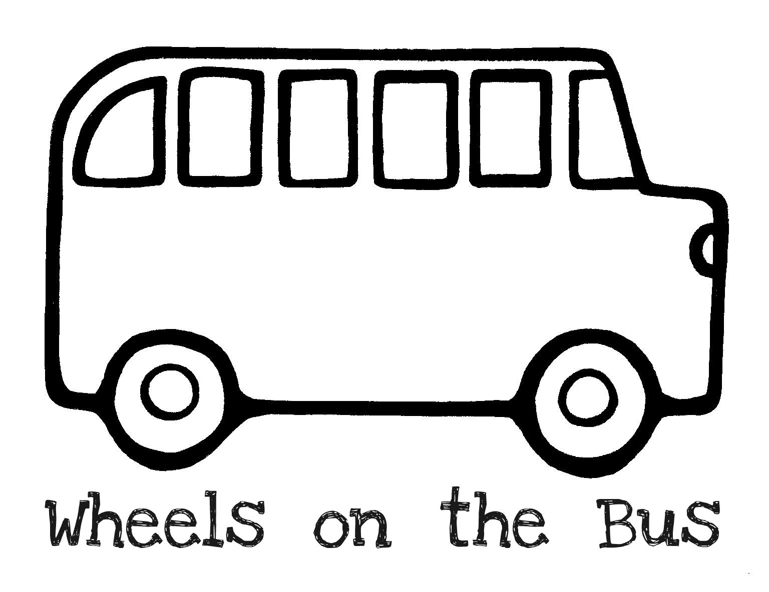 School Bus Coloring Template Coloring Pages