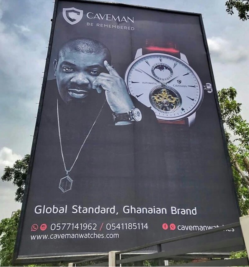 Don Jazzy becomes brand ambassador of Caveman watches.
