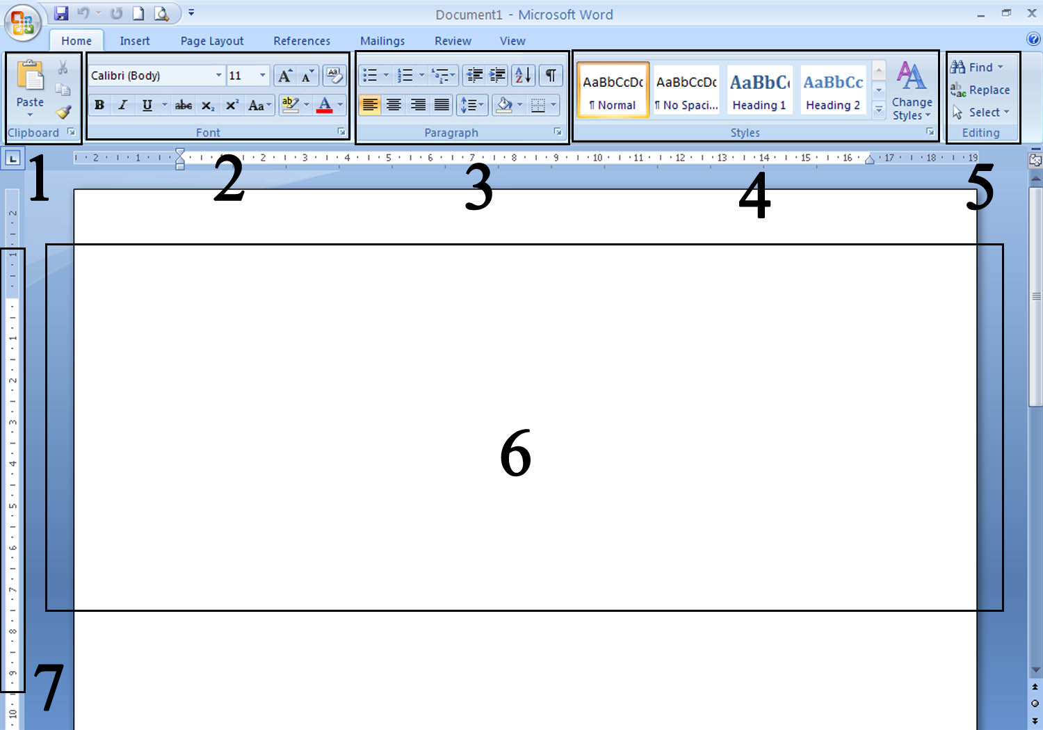 belajar ikhlas87: mengenal menu home word 2007