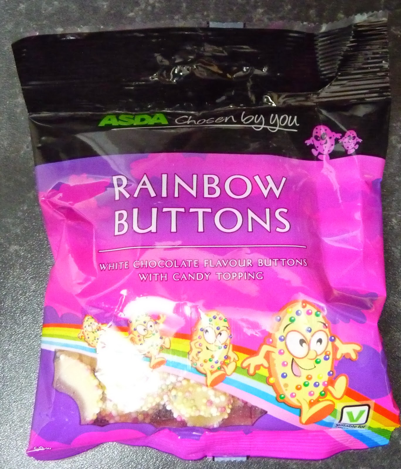Something to look forward to: Asda Chosen By You: Rainbow buttons