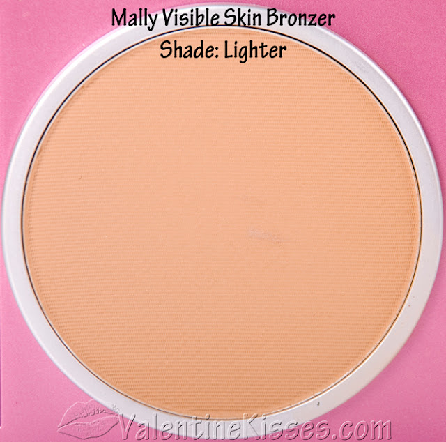 Valentine Kisses: Mally Visible Skin Bronzer in Lighter: swatches & review