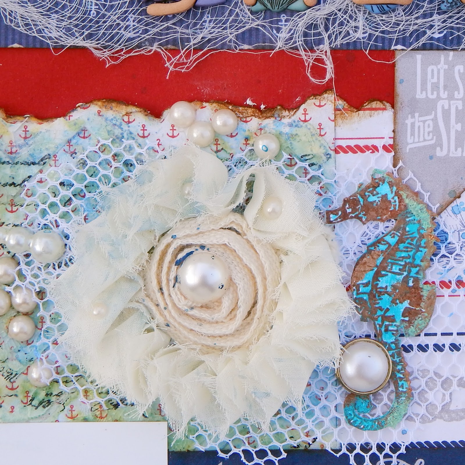 Gathered Shells Lately? Authentique's Seaside Layout