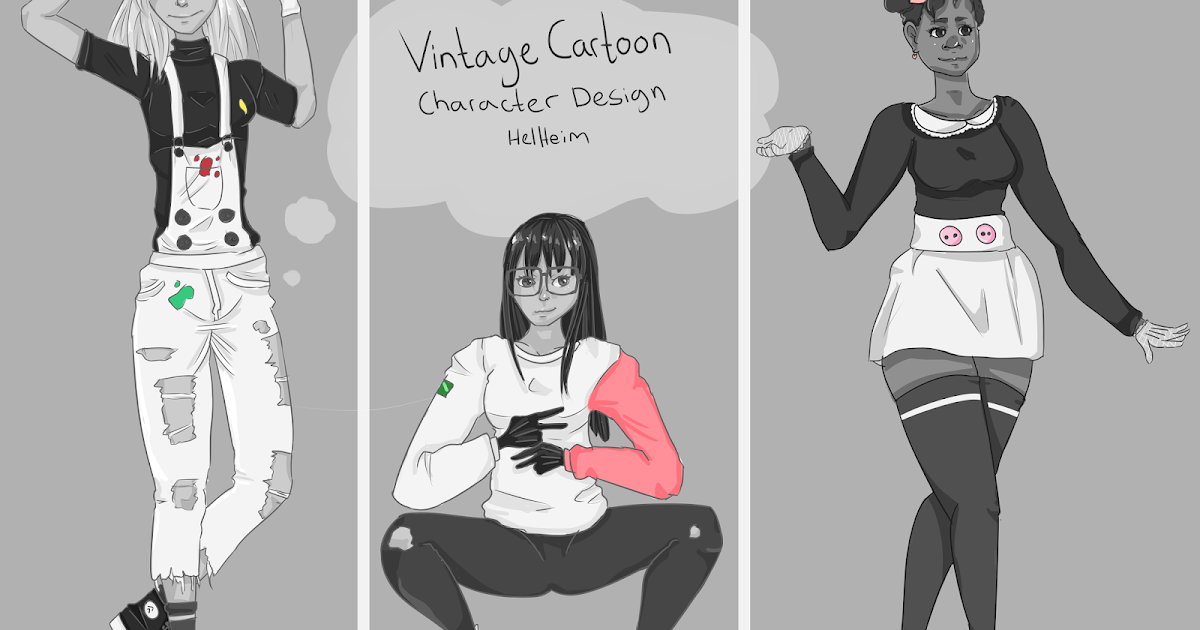 Vintage Cartoon - Character Design