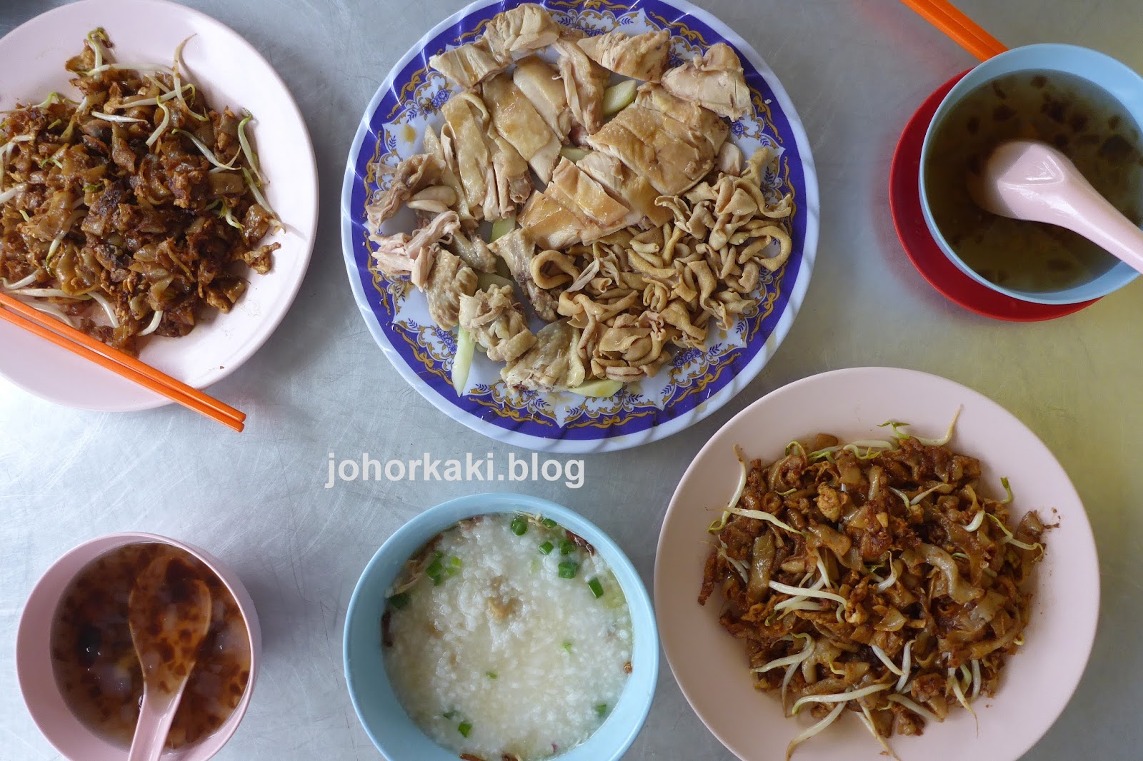 Hometown Flavours 拉美士雞絲粥六味湯 Labis Chicken Porridge |Tony Johor Kaki ...