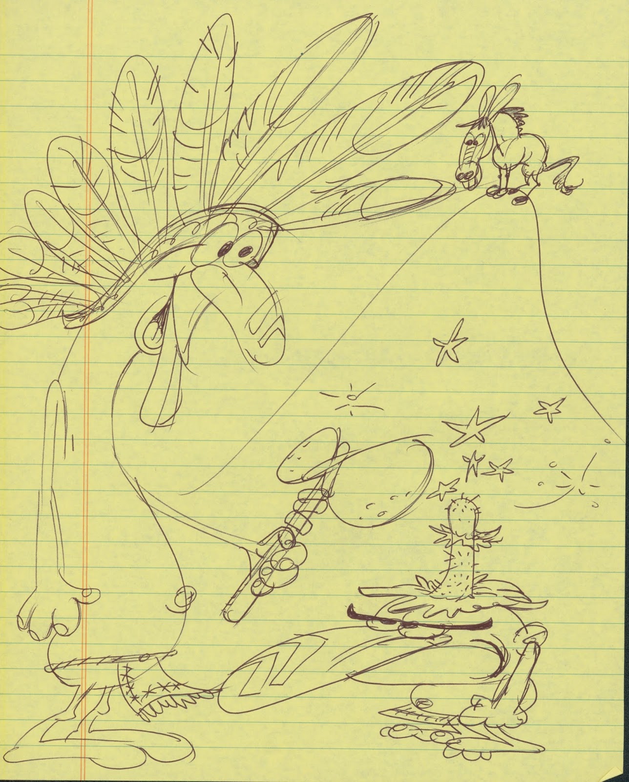 John K Stuff: Doodle action