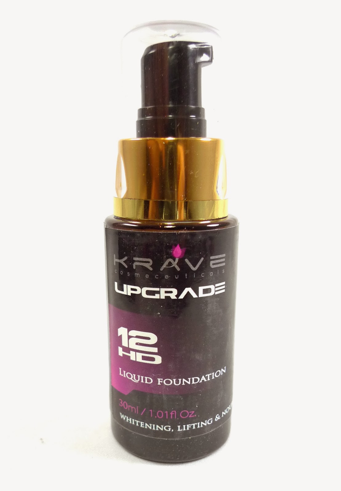 Krave Minerale Cosmeceuticals Upgrade 12 HD Liquid Foundation in Honey ...