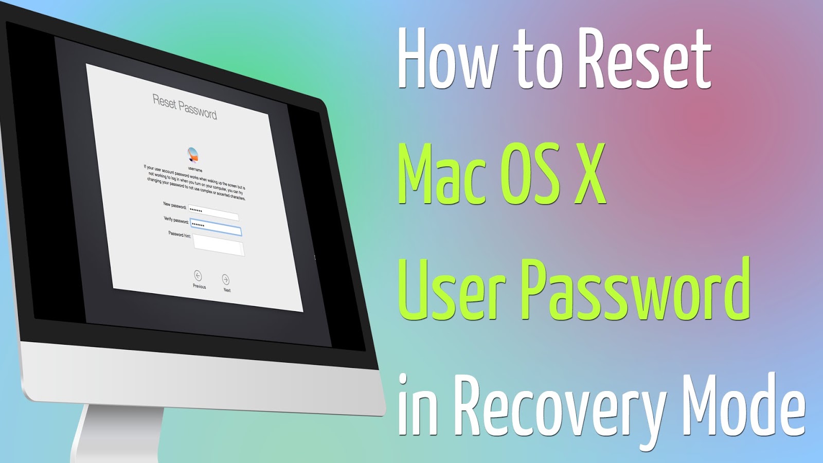 Mac Password Reset Ns Info
