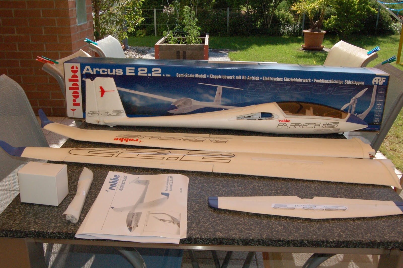 Mein Modellbaublog: Robbe Arcus E2.2: ein neuer Motorsegler