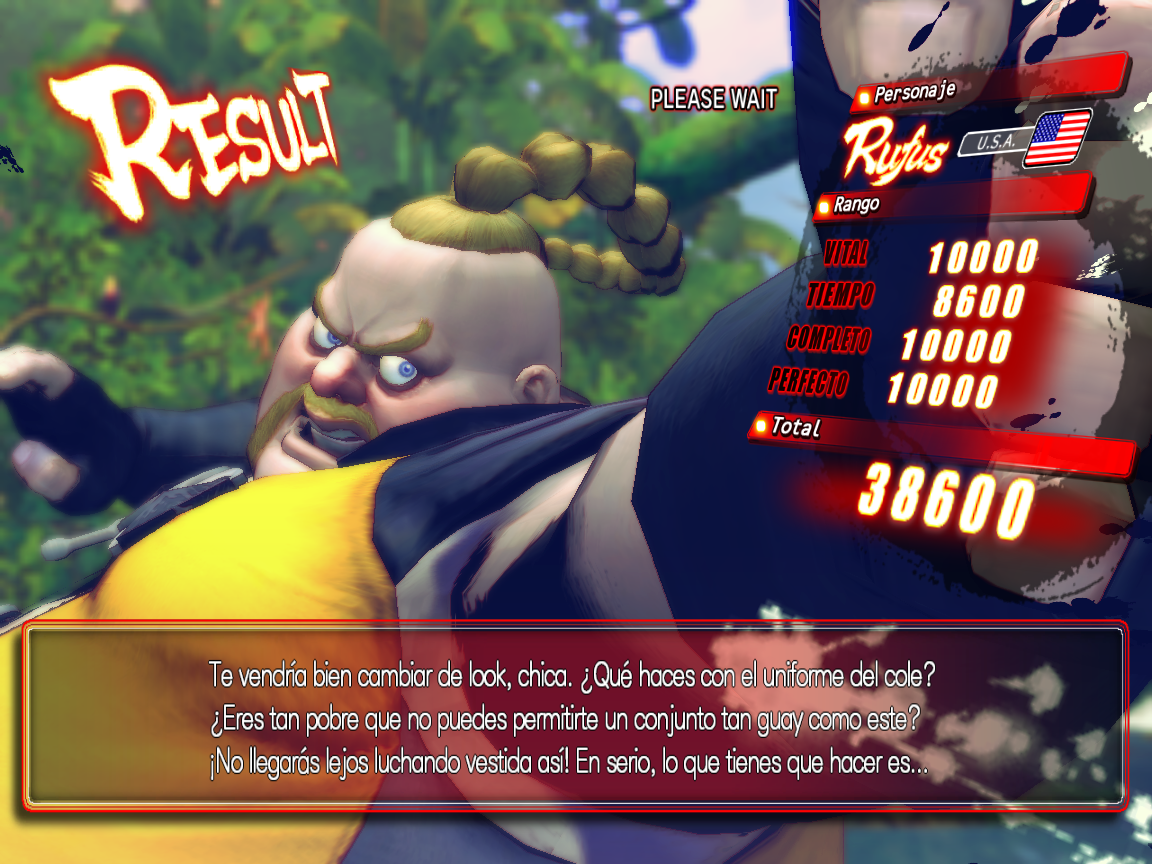 R.Mika's Training Room: Frases de Victoria SF IV: Rufus