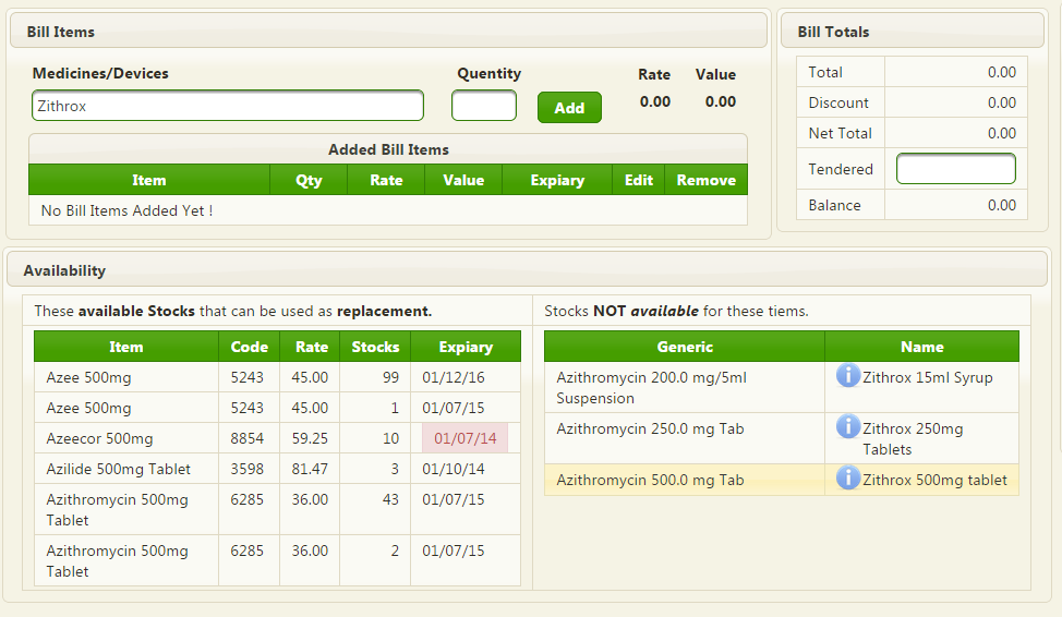 Lanka Medical Programmers: Probably the best billing interface for ...