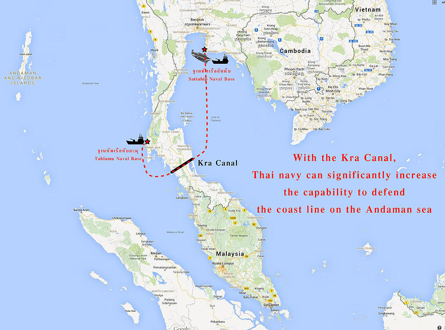 Military and Commercial Technology: Kra-Thai Canal: A 341-Year Old Idea ...