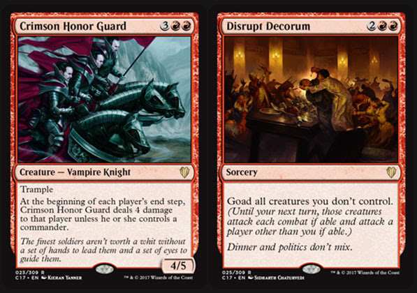 Magic the Gathering Adventures: Commander 2017 Review: Red and Green