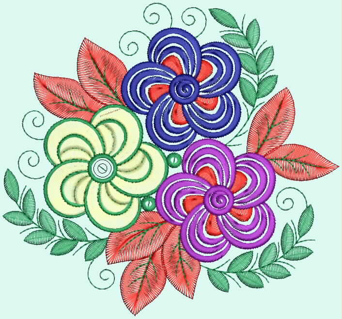 Patch Work Embroidery Designs