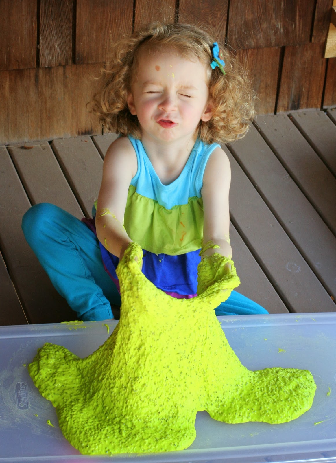 Edible Slime or Gak (Chemical and Borax Free!)