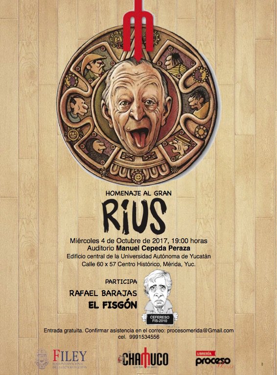 Comic Mexicano: Homenaje a Rius en la FILEY